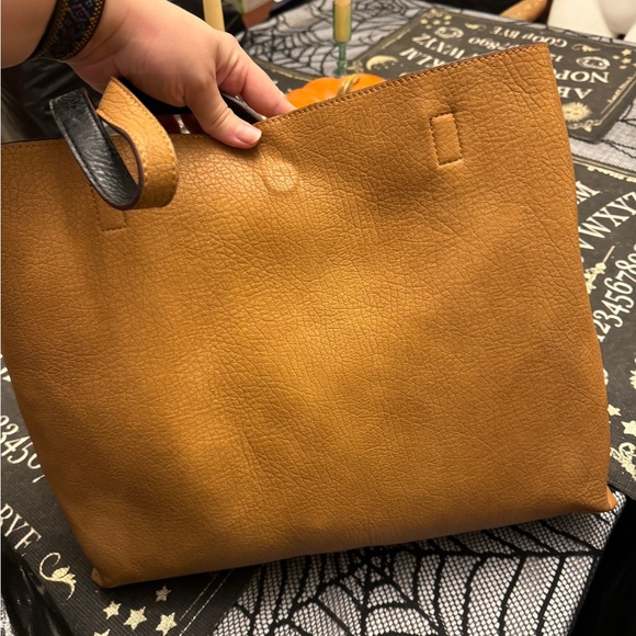 Street Level | Bags | Street Level Reversible Brown And Black Tote Bag ...